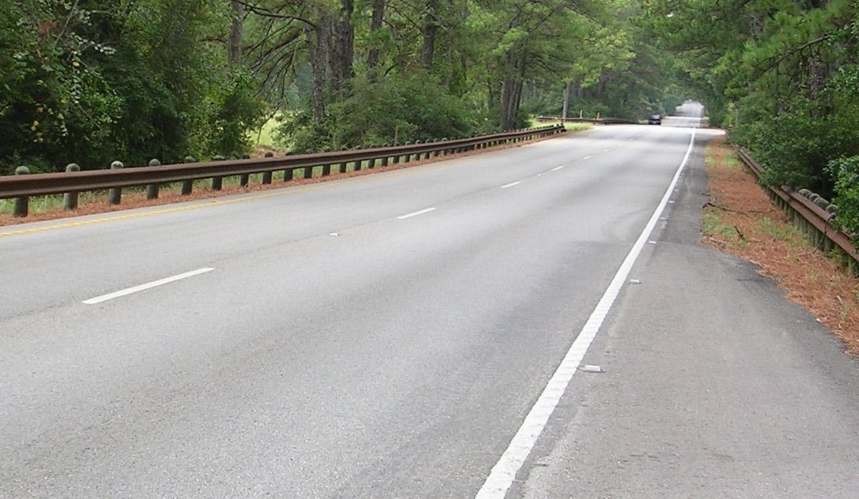 Weathered W-Beam Guardrail - GSI Highway